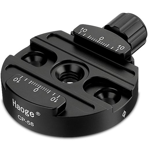 ねじのノブのホーゲ58mm(2.28インチ)discalクランプはarcaswiss互換クランプ。 専用のクランプのノブ、safety-stop溝、されるhollowed-out設計により、重量が適用されるように。 ネジを使用して任意の標準...