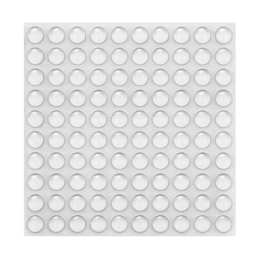 【商品仕様】全4サイズ展開:直径6mmx厚み2mm、直径7mmx厚み1.5mm、直径8mmx厚み2mm、直径10mmx厚み3mmからお選びいただけます。入り数:100粒入り(1シート)。 【多機能滑り止めパッド】透明で目立たない半球型デザイ...