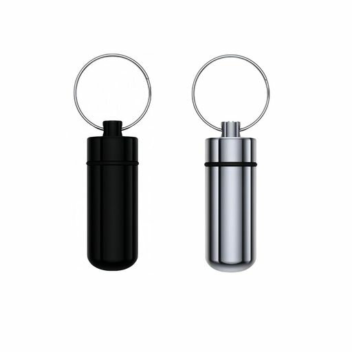 高品質で信頼性の高い携帯キーホルダーケース:外出先でも大切な薬を安全に守りたい方に最適です。高品質のアルミニウム合金製で、軽量ながらも優れた強度と耐久性を誇ります。日常の衝撃やバッグの中で潰れることもなく、大切なものを守ります。コンパクトで...