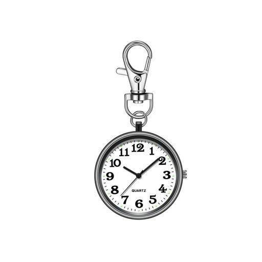 1.直径27mm厚さ8mm全体8cm重さ19g 2.アラビア数字の文字盤で、見やすく、忙しい看護師の方々に適しています。 3.ミニキーチェーンデザインで、持ち運びが簡単で、いつでもどこでも時間を確認できます。 4.シンプルでおしゃれなデザイ...