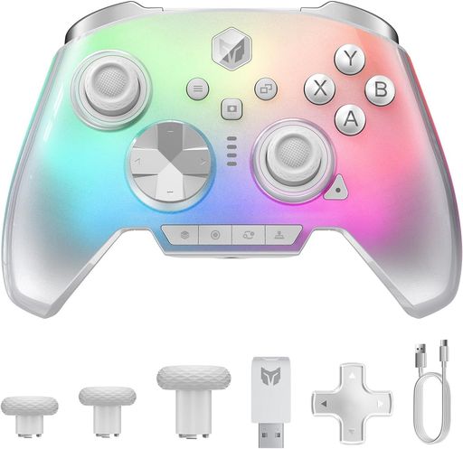 【静電容量式ジョイスティック|8K精度で滑らかな操作体験】Rainbow3は、MOJHONが独自にチューニングした静電容量式ジョイスティックを採用。従来のホールスティックとは異なり、磁気や接触による摩耗が一切なく、ドリフトが発生しない構造で...