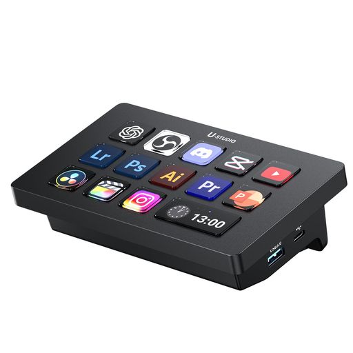 【全シーン対応のプリセットで、初心者でも簡単に始められる】13個カスタマイズ可能な多機能キーボード搭載しており、単一のボタンに特定の機能をプリセットでき、アイコンやテキストタイトルはすべてDIY可能です。豊富なプリセットファイルとプラグイン...