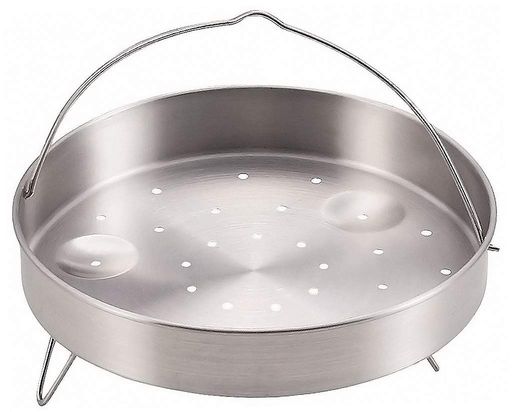 製品サイズ:(約)外径205x高さ70mm(つる含まず) 製品重量:(約)195g 材質:ステンレス鋼