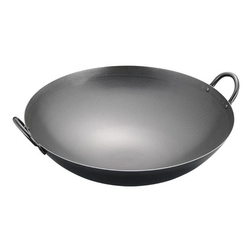 中華料理用 サイズ:φ390x深さ108mm 重量::1620g 素材・材質:鉄 原産国:日本 板厚:1.2mm