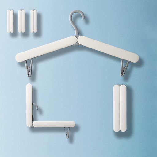 【実用性】本製品の表面にはクリップが二つあります、靴下のような小さいものを挟むことができ、服の滑り止めにも役立ちます。挟みが強くて服が吹き飛ばされる心配はありません。スーツの収納はもちろん、靴下・下着・タオルなどを干すことにも非常に便利です...