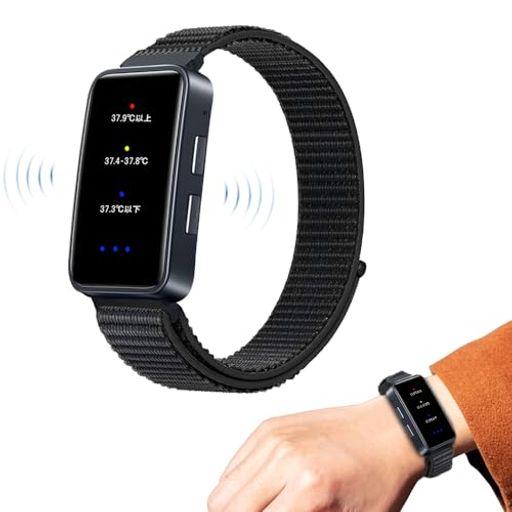 ◆暑熱警戒アラームバンド ◆本製品は本体裏面センサーで15秒ごとに自動測定(またはリアルタイム測定)を行い、暑熱リスクをLED発光・アラート音・バイブレーションの3方式で通知。装着者の安全確保をサポートします。 ◆リストバンド型なので労働現...