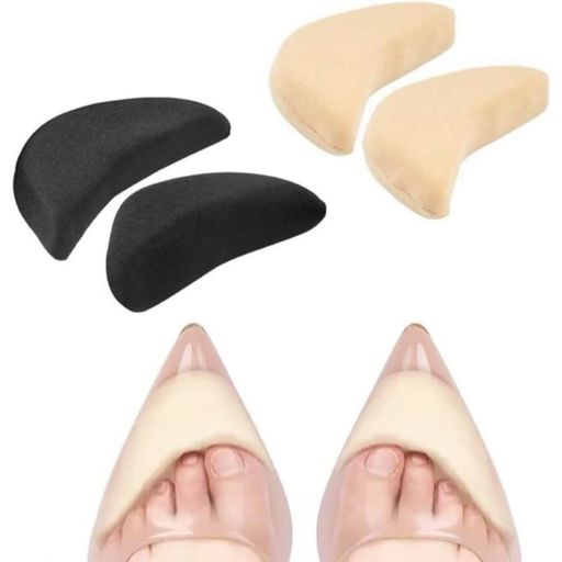 指先のクッションとサポート、滑り止め、靴サイズ調整 商品サイズ:約8x4x厚み2cm。【入れるだけで使える簡単つま先ケアアイテム】靴のつま先部分に入れて使用する柔らかいクッションパッドです。通気性のある素材を使用しており、靴内を快適に保ちや...