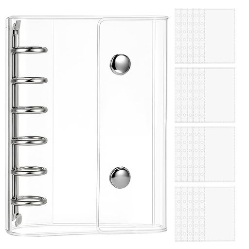 【A7サイズシール帳バインダー】セット内容:1バインダー本体2カードポケットリフィル20枚。A7サイズに対応したカードスリーブで、トレーディングカードや写真をしっかり収納・整理できます。穴のないカードや写真も本体に追加して保管可能。バインダ...