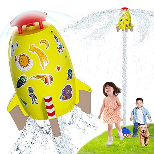 【夏定番のおもちゃ】夏ならではの噴水ロケットおもちゃを断っていい子どもはいません。暑い夏に外でホースをつなぐだけで、おもちゃのロケットを空中に打ち上げるのが楽しいです。水圧をコントロールしたり昇降したりするので、楽しさも増し、子どもの興味を...