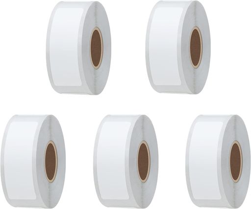 【詳細】:12x40mm|13mm芯|紙ピッチ8mm|各巻150ラベル|計5巻。白地の携帯型感熱ラベル、プリンター:MUMBYN、ZEBRA、ROLLO、PhomemoD30感熱プリンターと互換性があり、台紙16mm。注意:NIIMBOT、...