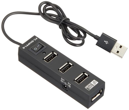 接続したUSB機器の電源をまとめてオンオフできる「一括スイッチ」を装備。 インターフェイス:USB(USB1.1インターフェイスに接続した場合は USB1.1互換での動作) 最大転送速度:48