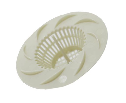 洗面台の排水口の栓を外して取り換えるだけで、髪の毛がうず水流でくるくる丸まって簡単にポイッと捨てられ、ずーっと使える(使い捨てでない)「髪の毛くるくるポイ洗面台用」一般家庭の洗面台(排水口内径3.3~4.0センチ)に対応。 今までの洗面台の...