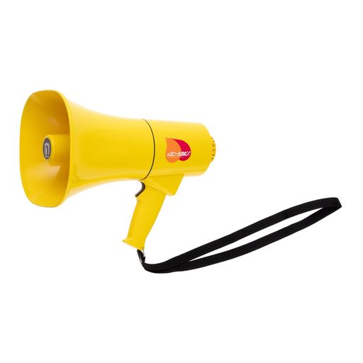 出力:定格15W 使用電池:単3乾電池x10本 寸法:口径200x180mm/全長300mm 質量:約780g(電池別) 通達距離(JEITA):音声時約315m 電池持続時間(JEITA):音声時約10時間 外装:ASA樹脂 ストラップ長...