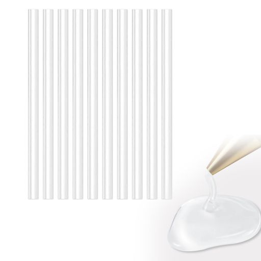 【高品質の素材】シーリングワックスはEVA樹脂の素材で高い柔軟性があり、プラスチック、木材、紙、ヘアアクセサリー、靴などに瞬間接着することができます。 【商品のサイズ】シーリングワックスは直径7mm、長さ約200mm、一般的に直径7mmのす...