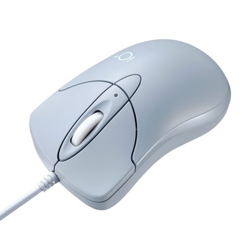 指にフィットする形状で持ちやすい、小型サイズの有線マウス”iO+(イオプラス)”です。 全てのスイッチに静音スイッチを搭載しており、公共の場や会議中の操作などでの使用に便利です。 ブルーLED光学センサーを搭載し、スムーズな操作が可能です。...
