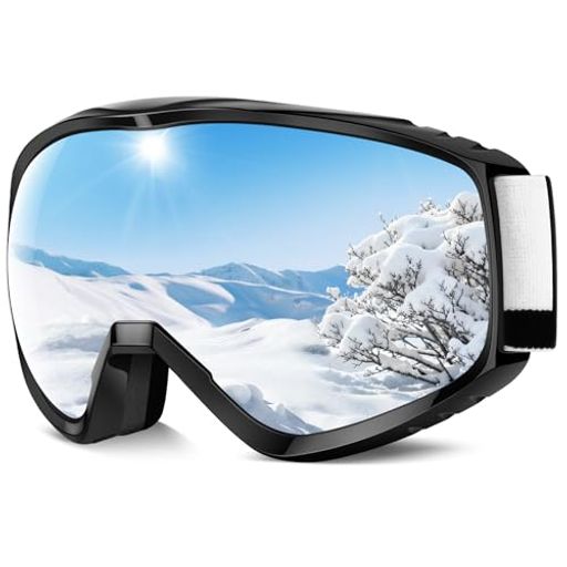 🏂【新しくアップグレードされたデザイン】Findwayの新しくデザインされた広角球面デュアルレンズスキーゴーグルは、スタイリッシュな外観と最新のカラーマッチングを備えています.ミラーコーティングのおかげで、雪山のグレアを抑え...