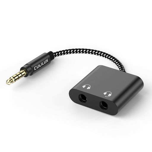 携帯電話、ヘッドフォン。 [音楽共有アダプター] - アダプターは3.5mmオーディオジャックを2つのヘッドフォンジャックに分割し、飛行機で旅行する場合など、他の人を邪魔することなく2組のヘッドフォンを接続することで、友人と音楽、映画、ゲー...