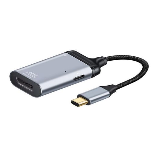 アダプターはDisplayportインターフェースでのみ動作し、HDMI/VGAポートに変換することはできません。 充電ケーブルをUSB-Cポートに接続してノートパソコンを充電することもできます。 USB-Cアダプターを使用すると、USB-...