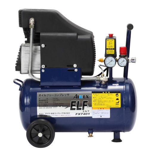 最高圧力:0.78MPa タンク容量:24L モーター出力:550W 騒音値:73/74(50/60Hz)dB 電源:100V、50/60Hz兼用 電流値:10A 定格運転時間:30分
