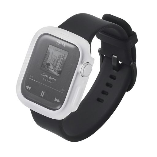 対応機種:AppleWatchSE(第3世代)/AppleWatchSE(第2世代)/AppleWatchSE[40mm] 画面の視認性に優れる高透明ガラスと、端末本来のデザインを美しく引き立てる透明でしなやかな弾力性のあるTPU(熱可塑性...