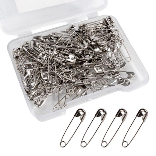 【セット内容】銀色の安全ピン120本、仕様:19mm、色:シルバー 【材質】高品質の金属から作られており、錆びにくく、しっかりとした構造で長持ちします。 【特徴】衣類のラベルを簡単でスムーズに固定できるシルバーの安全ピンで、ニット生地も問題...
