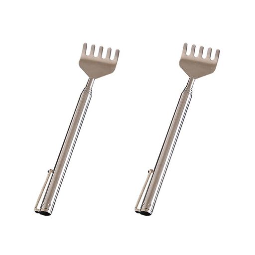 【商品内容】: 2セット サイズ:長さ15cm(最長50cm) 重量:20g/本 素材:ステンレス カラー:シルバー 【耐久性優れた】: 良質なステンレス鋼で作られているため、丈夫で耐久性があり、錆びたり曲がったり、割れたりしない。 【 肌...