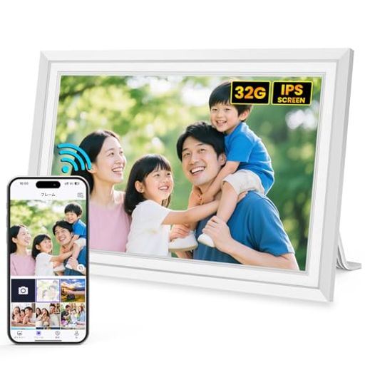 10.1インチ &amp; Wi-Fiデジタルフォトフレーム:1280x800の高解像度と16:9のワイドスクリーン比、178°の広視野角を備え、どの角度からでもくっきりとした鮮やかな写真をお楽しみいただけます。操作は簡単で、画面タッチで明...