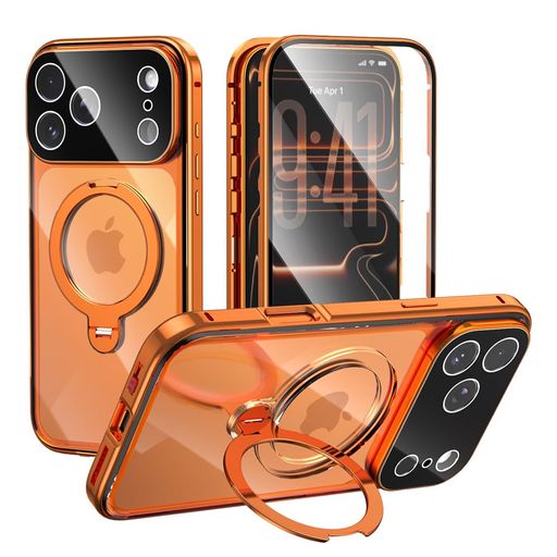 【対応機種】iPhone17ProMax対応 【3in1回転スタンド】アイホン携帯ケースは、スタンド・リング・ワイヤレス充電対応の3機能があるリングスタンド付き、マグセーフ対応の車載ホルダーにも対応、多機能で使い勝手がよい。 【安全ロック付...