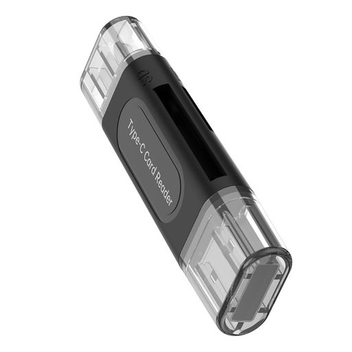 【製品の内容】2 in 1 カードリーダー Type-C &amp; USB 2.0 デュアルスロット 多機能 OTG対応 高速転送,商品を購入する前にデバイス対応インタフェースを確認してください。(ブラック 1個) 【USB 2.0&am...