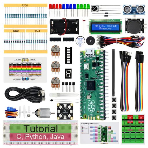 RaspberryPiPico:デュアルコアArmCortex-M0+プロセッサを使用して作成された小さくて速く、多機能なボード 3種のコードセット:MicroPython、C、Processing(Java)、Processingコードは...