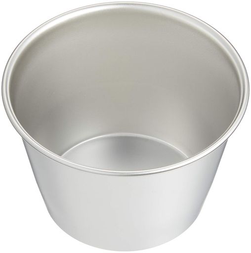 サイズ:(内寸)下径x上径x深さ(mm)80x56x56 本体重量(g):45 材質:18-8ステンレス 生産国:日本 容量(c.c.)220 錆びにくいステンレス製 料理の盛り付け、焼き型などに使用できる