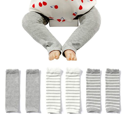 【赤ちゃんレッグウォーマー】ベビーレッグウォーマーセットです。男の子にも女の子にも似合うシンプルなデザインです。丁度良い厚さなので、春、夏、秋、冬の季節にピッタリです。 【高品質】レッグウォーマーは柔らかいコットン素材でできており、肌に優し...