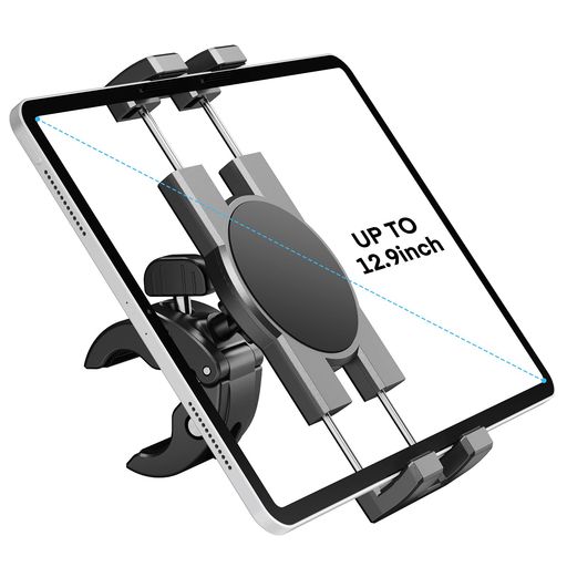 【ユニバーサル2 IN 1の幅広い互換性】KDD自転車 タブレット スタンド アームは、すべての4.7インチ-13インチ画面の携帯電話とタブレットに適合し、例えば、iPad Pro 12.9/ 11/ 10.5/ 9.7、iPad 第7第8...
