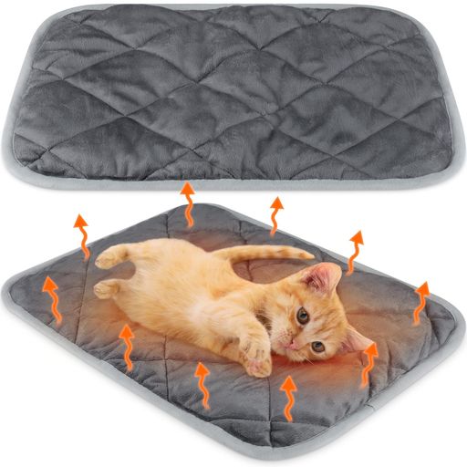 Self heating pet bed mats ペットに暖かさと安定感を提供 パッケージ内容: パッケージには、サイズが約16 x 20インチ/ 40 x 50 cmの自己加熱ペットパッド2パックが含まれています。犬用ベッド加熱パッドは...