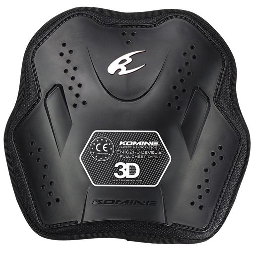 コミネ製胸部プロテクター対応ジャケットに装着可能 SIZE : FREE, COLOR : BLACK MATERIALS:polypropylene,polyester,polyethylene 裏地に3Dメッシュ快適性向上 一体型プラス...