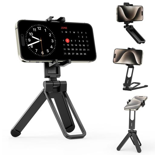 【特別なデザイン・折りたたみ式発売】Ulanzi MA26 スマホ三脚 簡単に拡張したり折りたたんだりできるので、動画視聴のパートナーとしても、ビデオブログ用の手持ちVLOG三脚としても使えます。軽量ながらも強度の高いアルミニウムを採用し、...