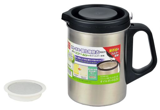 (約)幅18x奥行13.5x高さ21.5cm 容量:本体700ml、こし器ろ過容量:500ml
