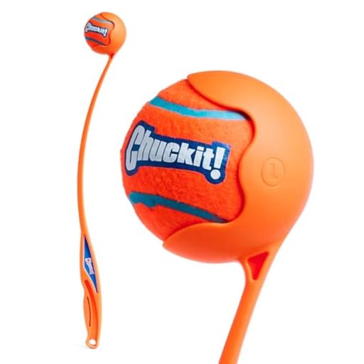 ボール遊びのもってこいには欠かせないChuckit (チャキット)のランチャーです。 ボールをより速く・遠くに・楽に飛ばすことができます。ボールを拾う際も、ランチャーを上から被せるようにして拾えるので、疲れにくく、手が汚れることもありません...
