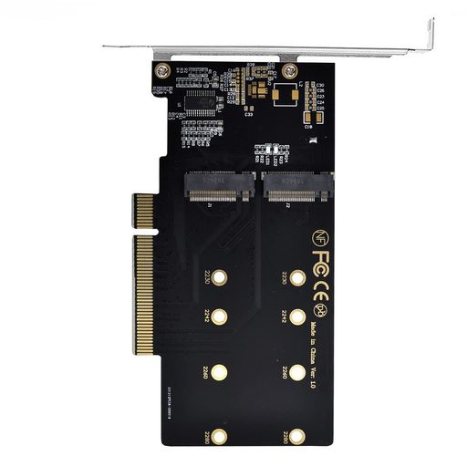 取り外し可能なPCI-Eチャンネルを備えたマザーボードのみをサポートします。マザーボードのPCIEチャンネルに基づいて2つのディスクの動作を制御します。PCIE信号分割のないマザーボードは、1つのディスクしか認識できません。 この製品はハー...