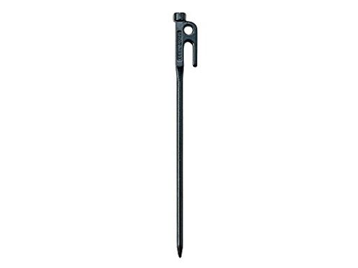 材質:S55Cスチール(黒電着塗装) サイズ:300mm(ヘッド部/直径15mm打込み部/直径8mm) 重量:180g ソリッドステークの長さは、20cmから50cmまで10cm単位で全4種類 タープのメインの二股ロープには40、サブに30...
