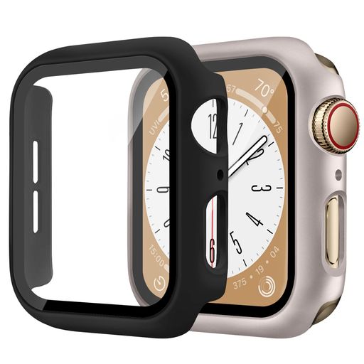 【全面保護】:コンパチブルアップルウォッチSeriesse987654321に適用します。防塵デザイン。粉塵も完全にシャットアウト。通勤、旅行、スポーツなど多場所適用です。強化ガラスフィルムとPCフレームはコンパチブルアップルウォッチを引っ...