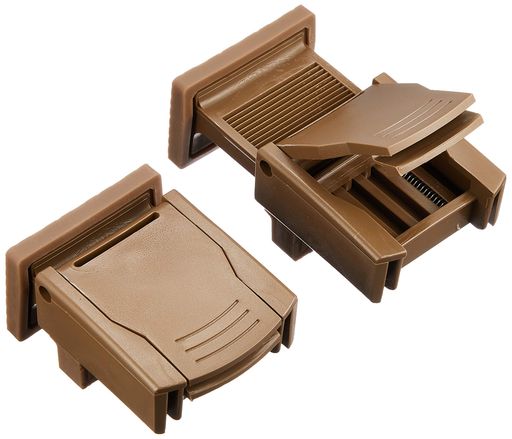 サイズ: 5x6.5~9.5x3.4cm 重量: 70g 材質: ポリアセタール、エラストマー、ステンレス 適応サイズ: サッシの窓枠から溝までの幅32~56mm