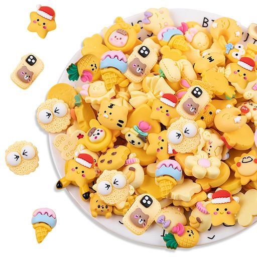 【セット内容】デコパーツ70個セット(多種のデザインが混合して、ランダムに70個、人工数のため、数量は多少誤差があるかもしれませんが、ご了承ください。)デコパーツの色は今流行っているマカロン系とグラデーション色調です!様々なキャンディ、ドー...
