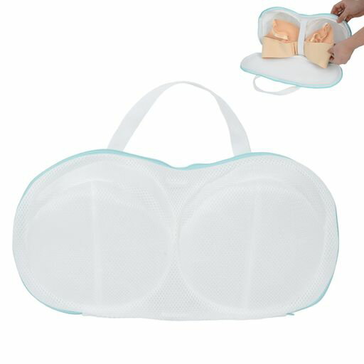 【ブラジャー専用ネット】最新デザインのブラジャーに対応する無蛍光洗濯ネット,洗濯後はそのままネットごと干せちゃう優れ洗濯ネット。厚手の立体メッシュは、クッションのような働きをするので、ブラジャーの保護にピッタリ。ブラジャー洗濯ネット仕様:本...