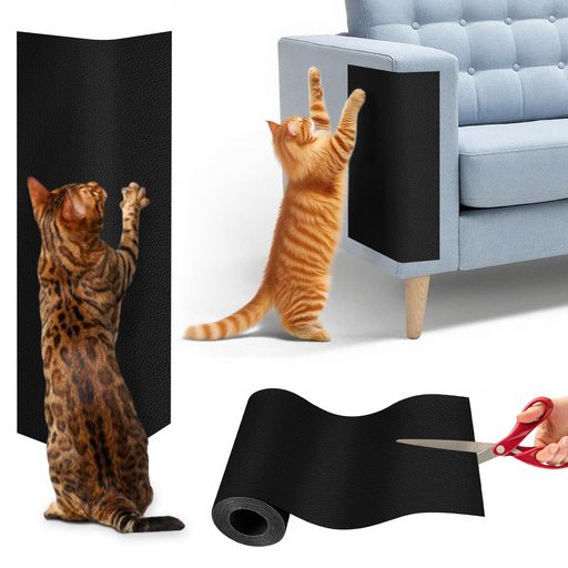 スクラッチ 家具・壁紙を守る爪とぎ防止シート: 猫の本能的な爪とぎ行動に配慮しながら、大切な家具や壁紙、キャットタワーをしっかり保護する爪とぎ防止シートです。猫の習性を尊重しつつ、ソファや壁への傷を効果的に防止。壁紙保護シートとしても優れて...