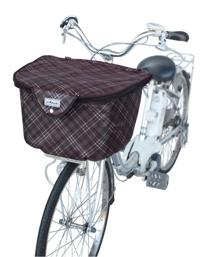 カバーサイズ(丸カゴ・角カゴ兼用):(約)44x35x高さ25-45cm カゴの上部の外周:100cm-136cmが適合します 新聞カゴや特殊なカゴには取付できません 材質:ポリエステル150D(ウレタンコーティング)、EVA(フタ中張り)...