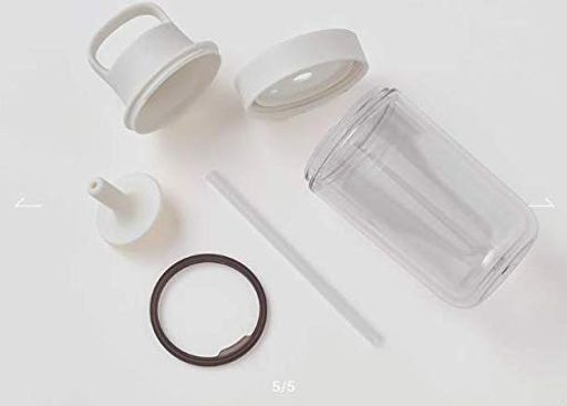外出時、スポーツ、日常生活 サイズ:φ78xH240 mm※本体の高さ(蓋、飲み口なし)H173mm 素材:PCT樹脂、ポリプロピレン、シリコーンゴム 容量:480ml 耐熱温度:[容器]80度・[蓋、ストロー、飲み口、パッキン]100度 ...