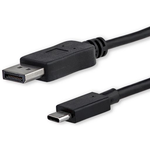 ビデオアダプタ一体型ケーブル:USB-C - DisplayPort 1.2ケーブル(オス - オス)。信号損失と故障ポイントを最小限に抑制、タイトなスペースで便利なスリムタイプのホスト &amp; ディスプレイコネクタ 簡単導入:セットア...
