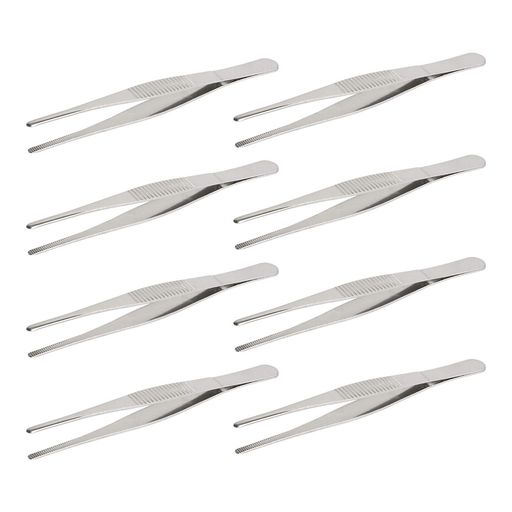 1. パッキング:8 個ステンレス鋼ストレートチップピンセット. 2. サイズ : 長さ: 160mm/6.3"; クランプ範囲: 0~17mm/0~0.67"; 材質:ステンレス鋼; カラー:シルバー チップスタイル:ストレートチップ。 ...