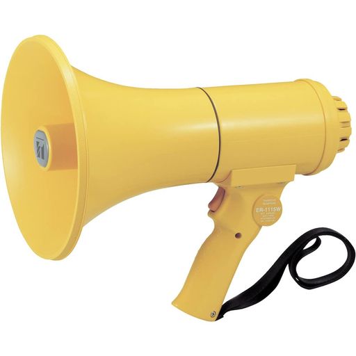 電源:単2形乾電池R14PUx6(DC9V)/単3形乾電池*R6PUx6(DC9V) 定格出力:15W/最大出力:23W 電池持続時間:単2形乾電池使用時(JEITA):音声時:約20時間サイレン時:約40分/単3形乾電池使用時*(JEIT...